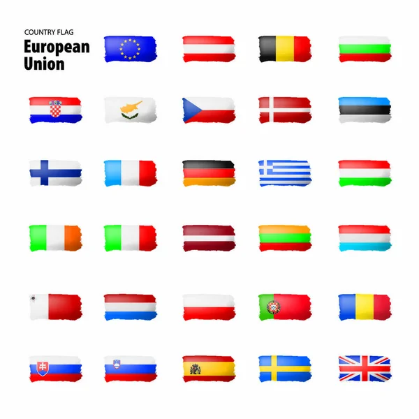 Flags Members European Union 2008 Symbol Nato European Union Real Stock ...