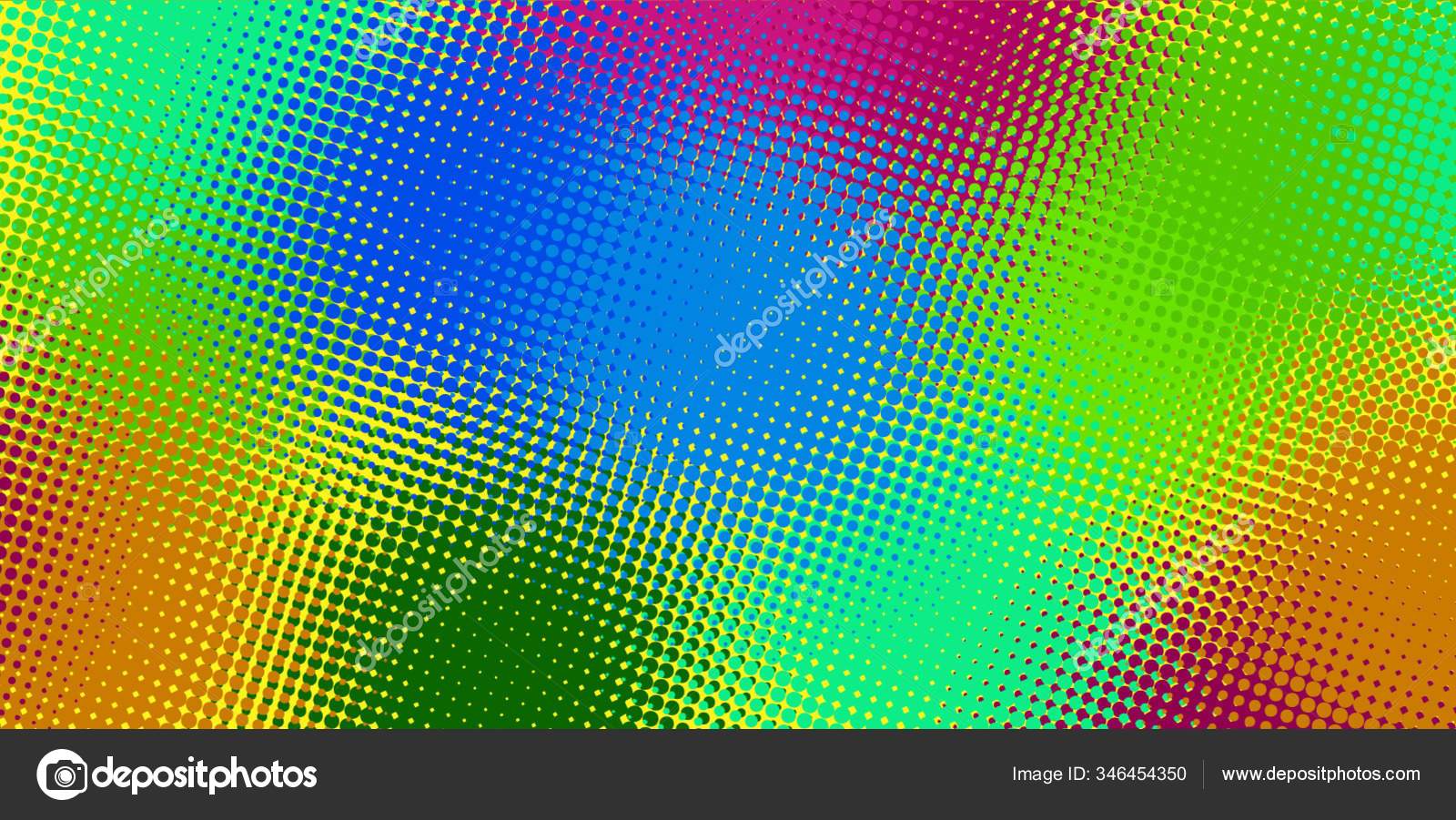 Colorful Blur Background Pop Art Retro Vector Illustration Vintage ...