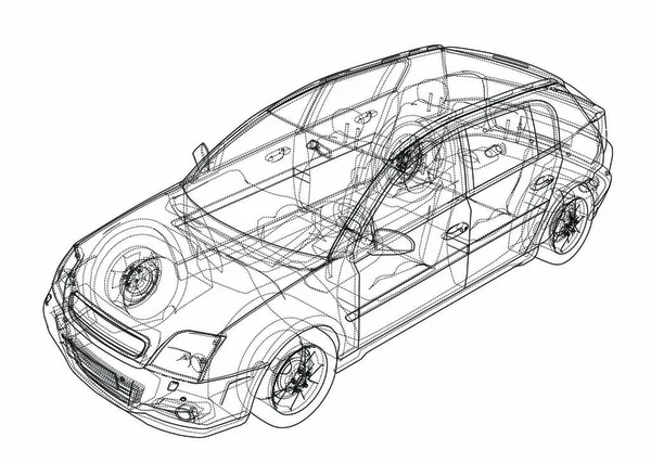 100,000 Car wireframe Vector Images | Depositphotos