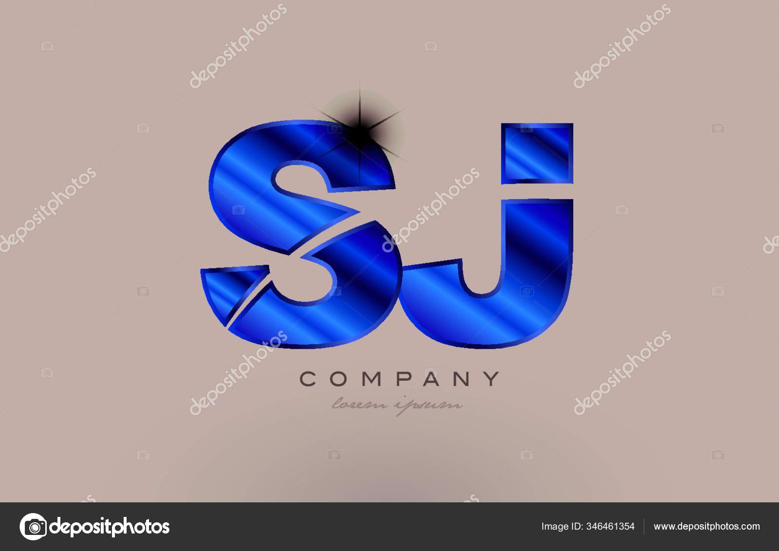 Combination Letter Gold Golden Alphabet Logo Icon Design Metal Look ...