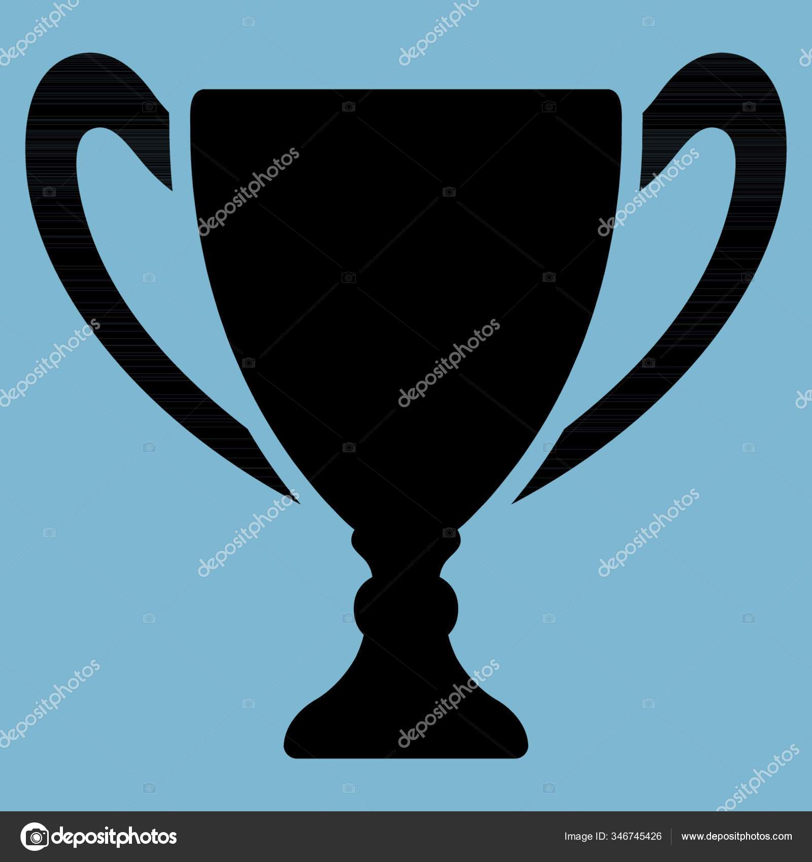 Cup Icon Competition Success Bicolor Icon Set Vector Style Flat Stock ...