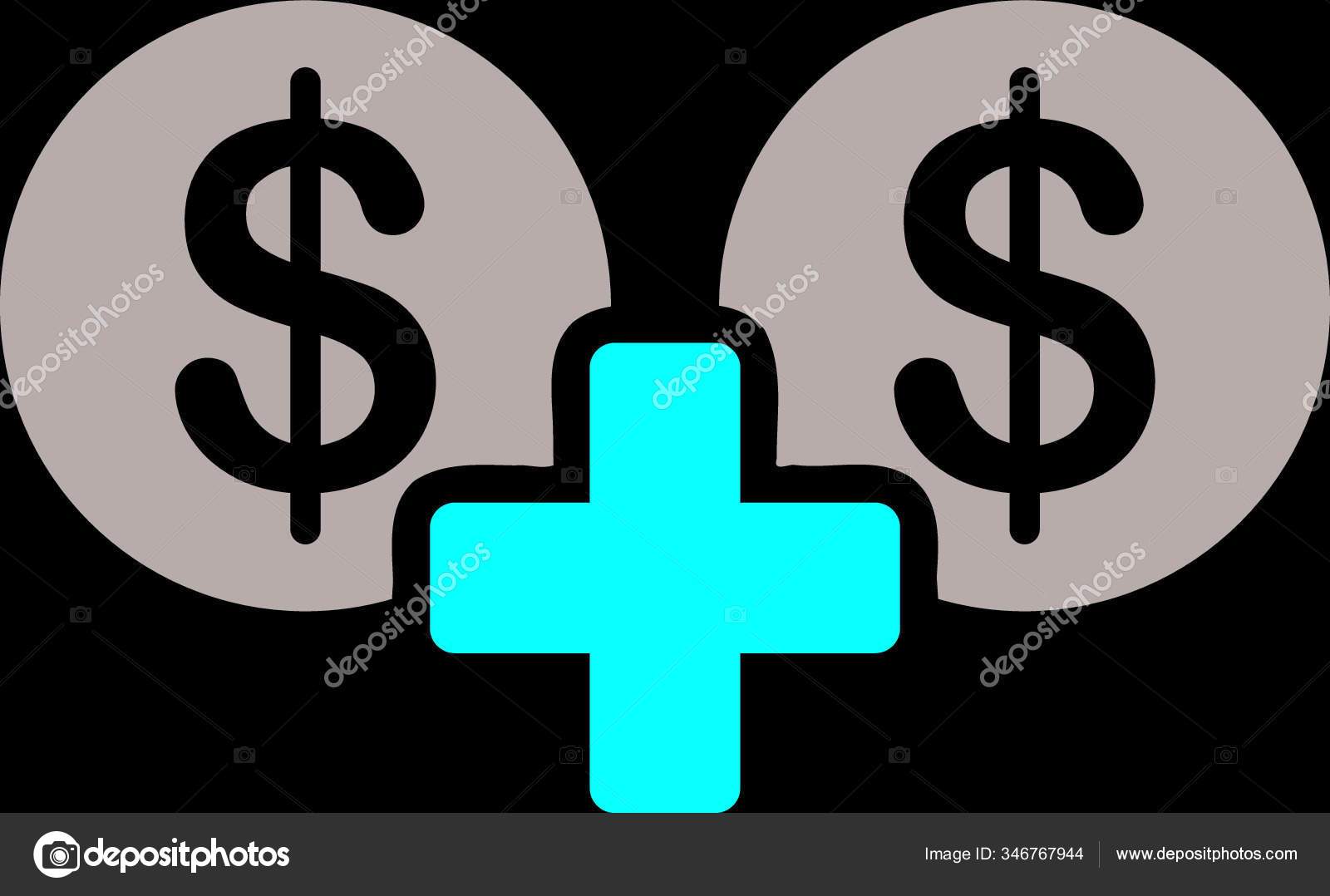 Sum Icon Business Bicolor Set Flat Vector Symbol Uses Intensive Stock ...