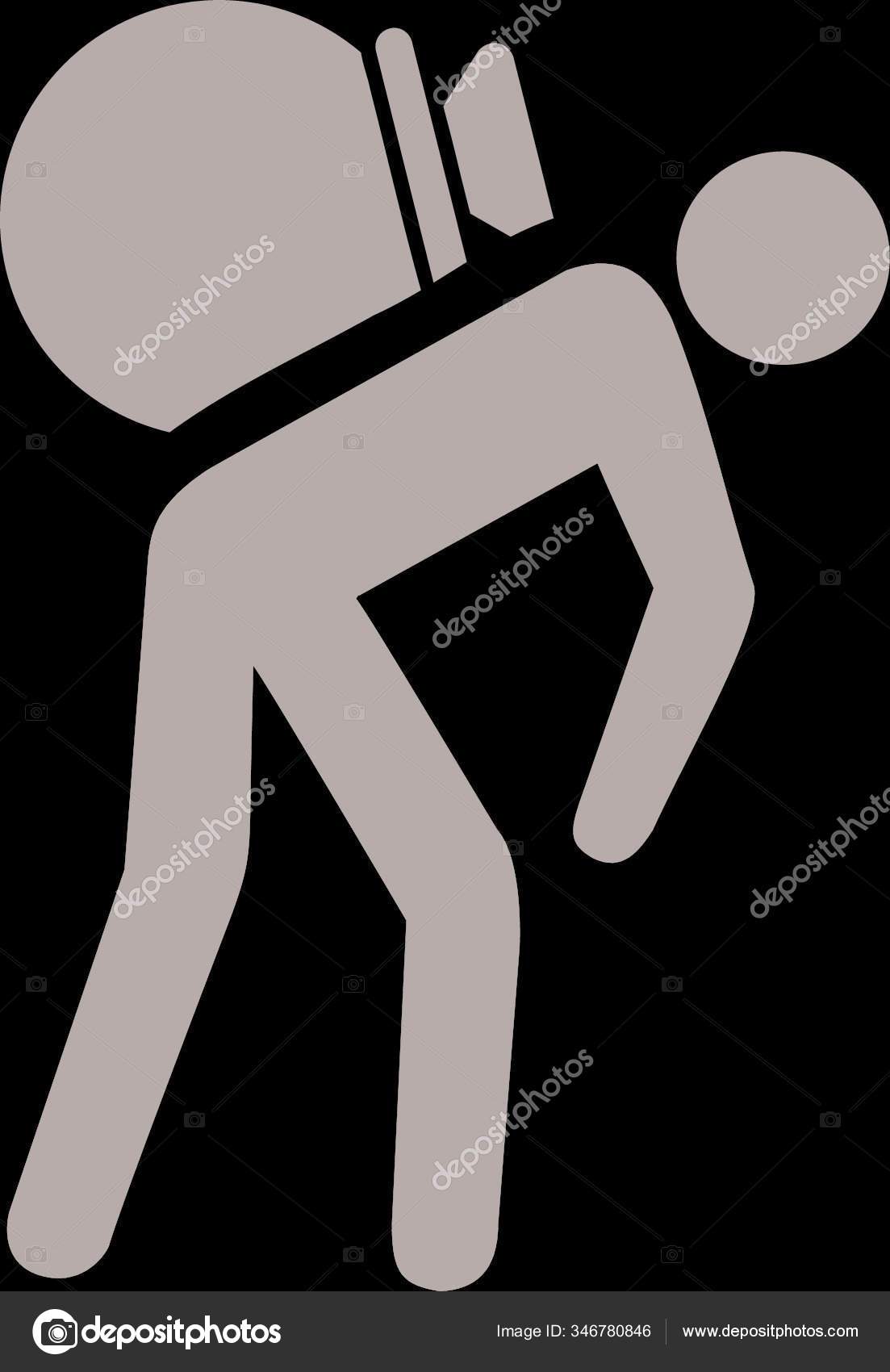 Porter Icon Business Bicolor Set Vector Style Flat Symbol Black Stock ...