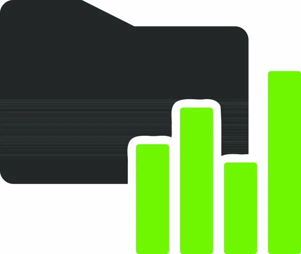 Charts Folder Icon Business Bicolor Set Flat Vector Symbol Uses Stock Vector Image by ©YAYImages ...