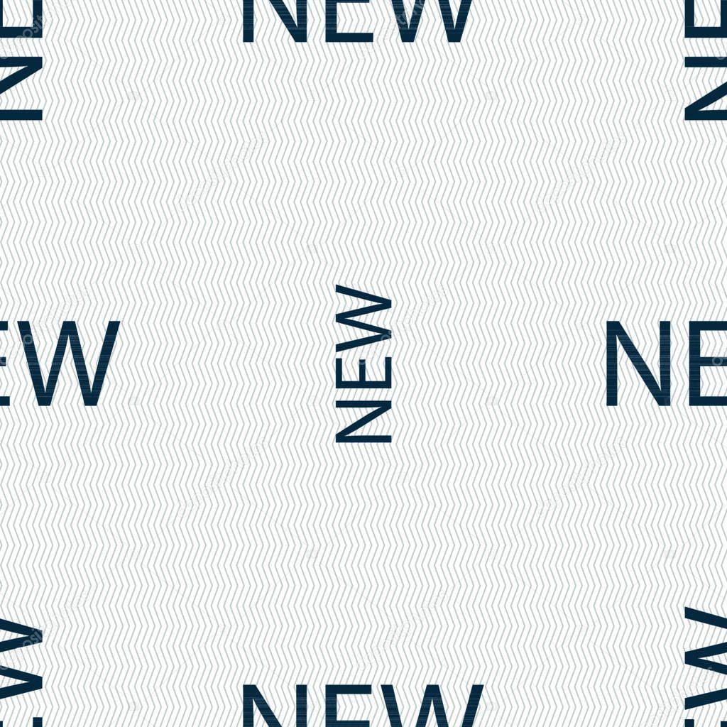 Nuevo icono de signo. s mbolo del bot n de llegada. Fondo abstracto sin ...