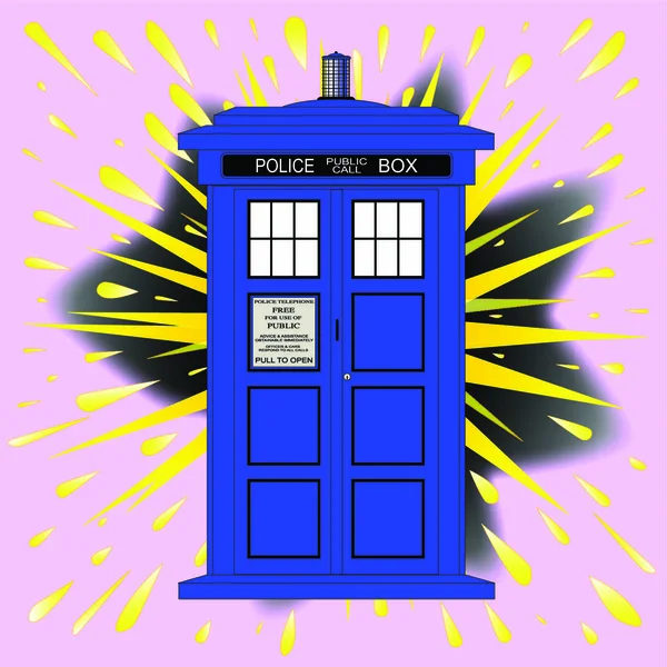 Tardis Line Drawing