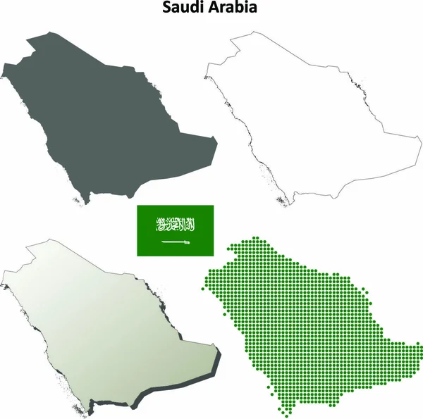 Saudi map Vector Art Stock Images | Depositphotos