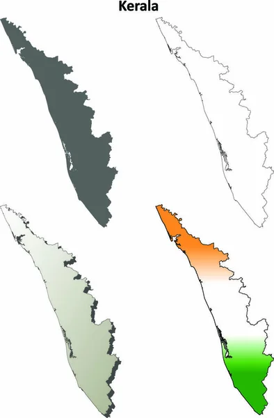 Kerala map, Royalty-free Kerala map Vector Images & Drawings ...