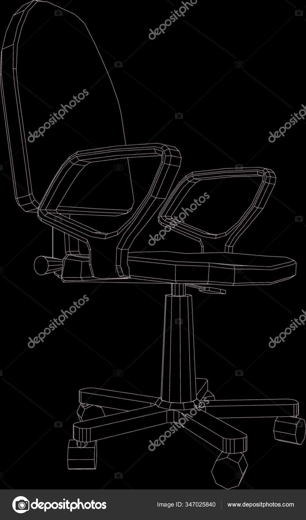 Illustration Chair White Background Vector — Stock Vector © YAYImages ...