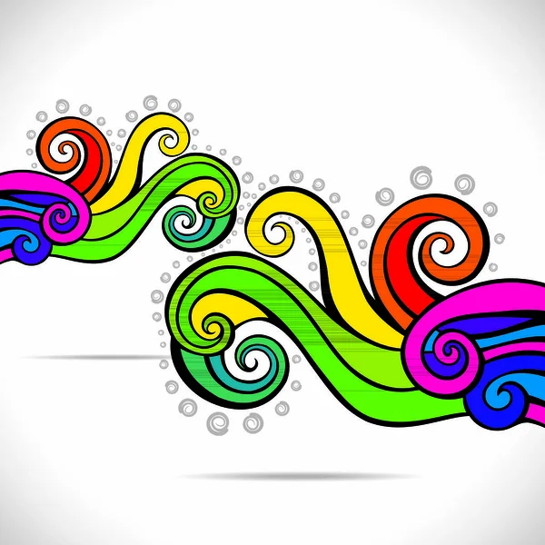 Colorful swirl background Stock Vector Image by ©designwork07 #25384645