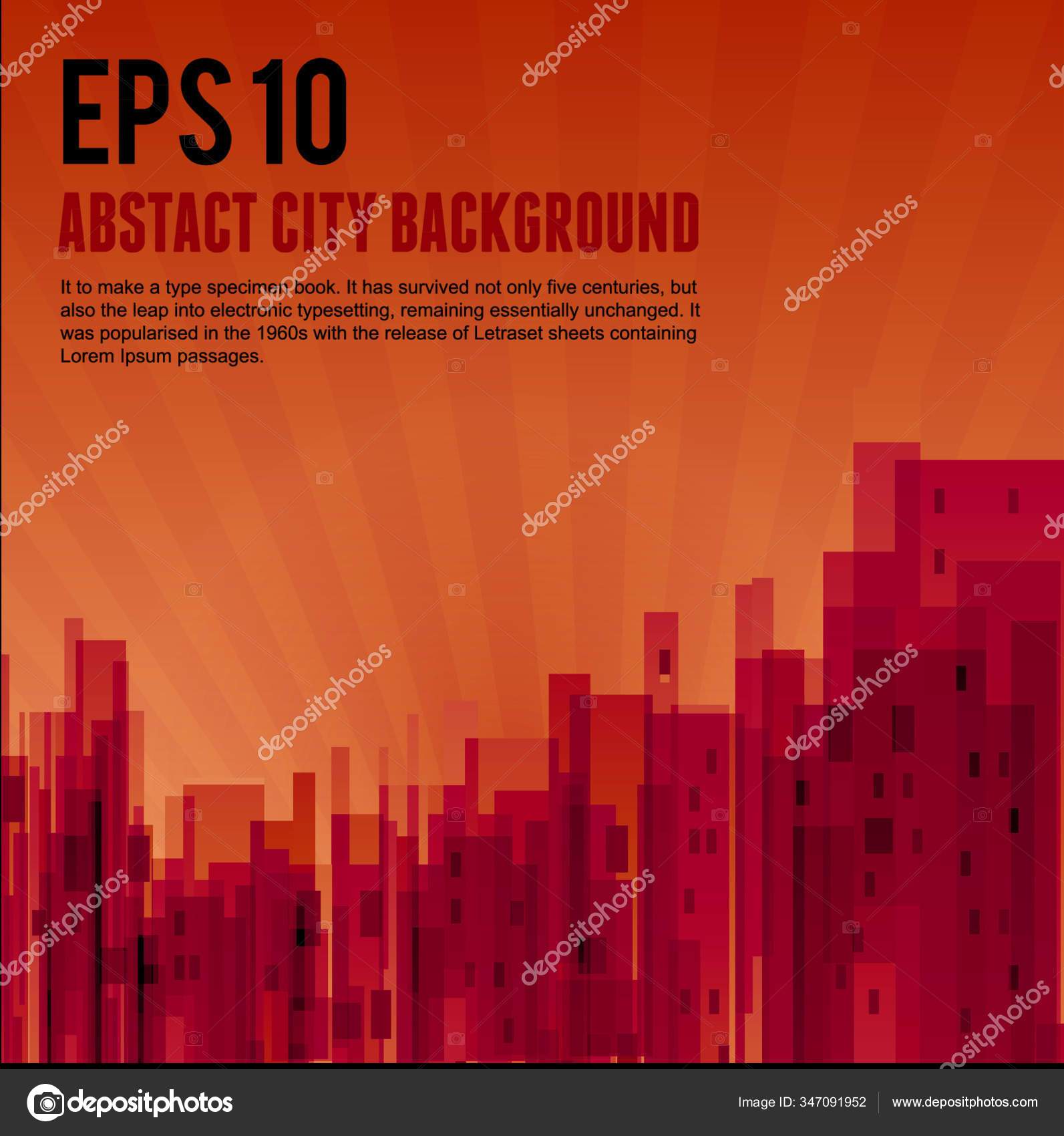 Light Blue City Abstract Background Stock Vector Image by ©YAYImages ...