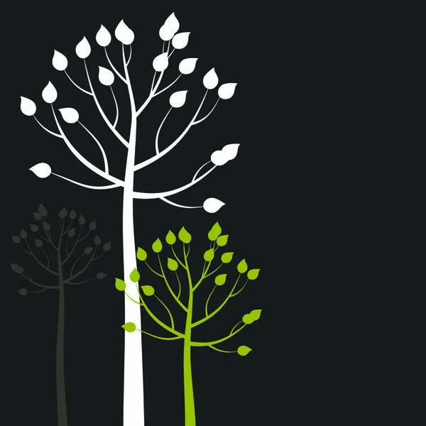 三棵树 Vector Art Stock Images | Depositphotos