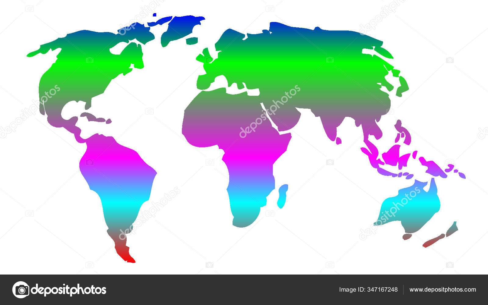 Globe Earth Map Vector Art Stock Vector by ©YAYImages 347167248
