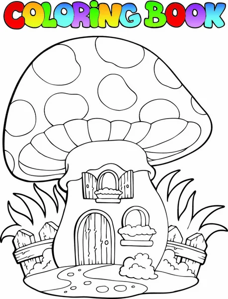 Smurf House Coloring Pages