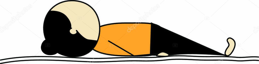 36 Shavasana Vector Images, Shavasana Illustrations | Depositphotos