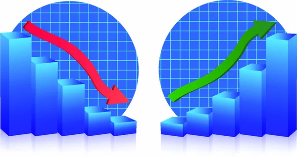 Business Failure graph down arrow Stock Vector Image by ©vadimone #1379632