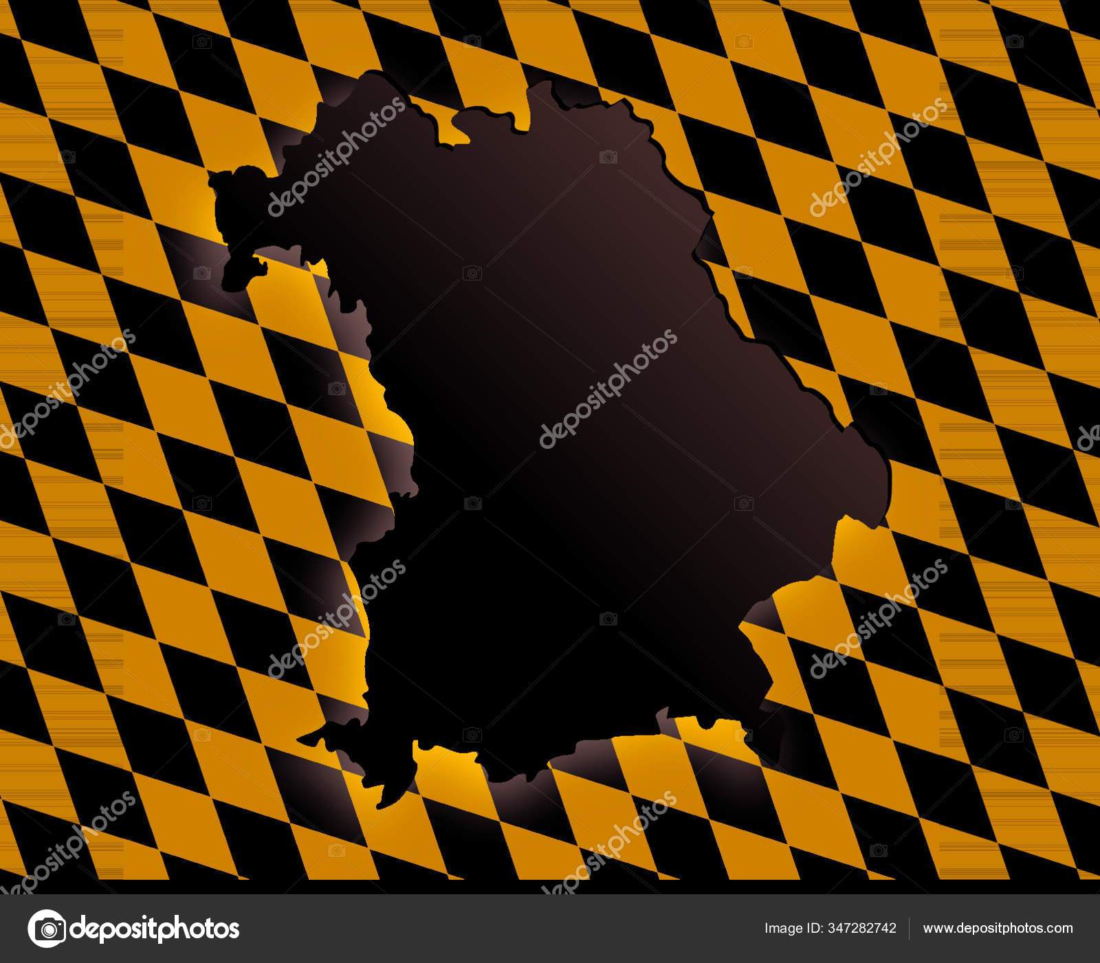Map Flag Bavaria Stock Vector Image by ©YAYImages #347282742