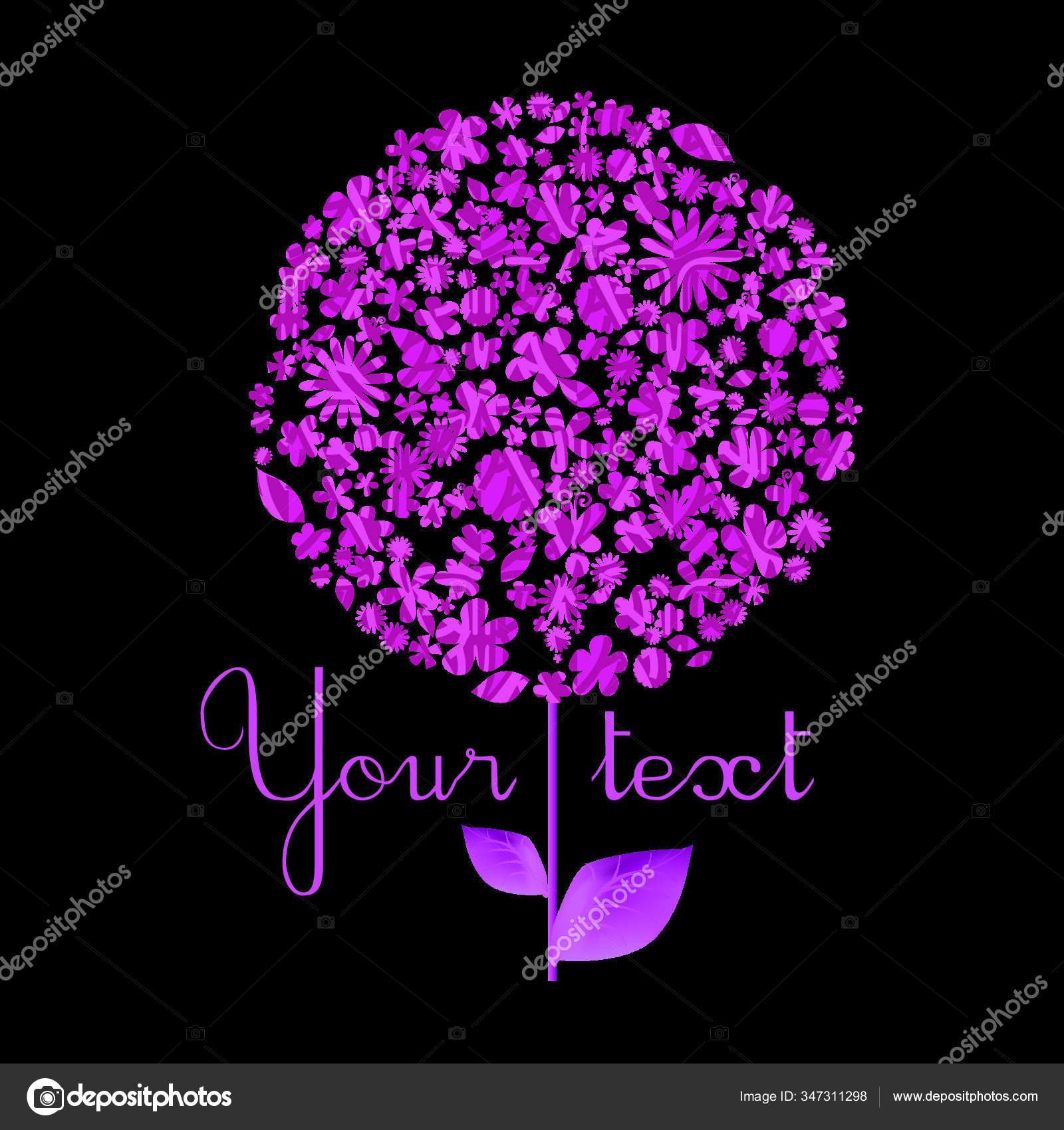 Green Eco Spring Card Stock Vector Image by ©YAYImages #347311298