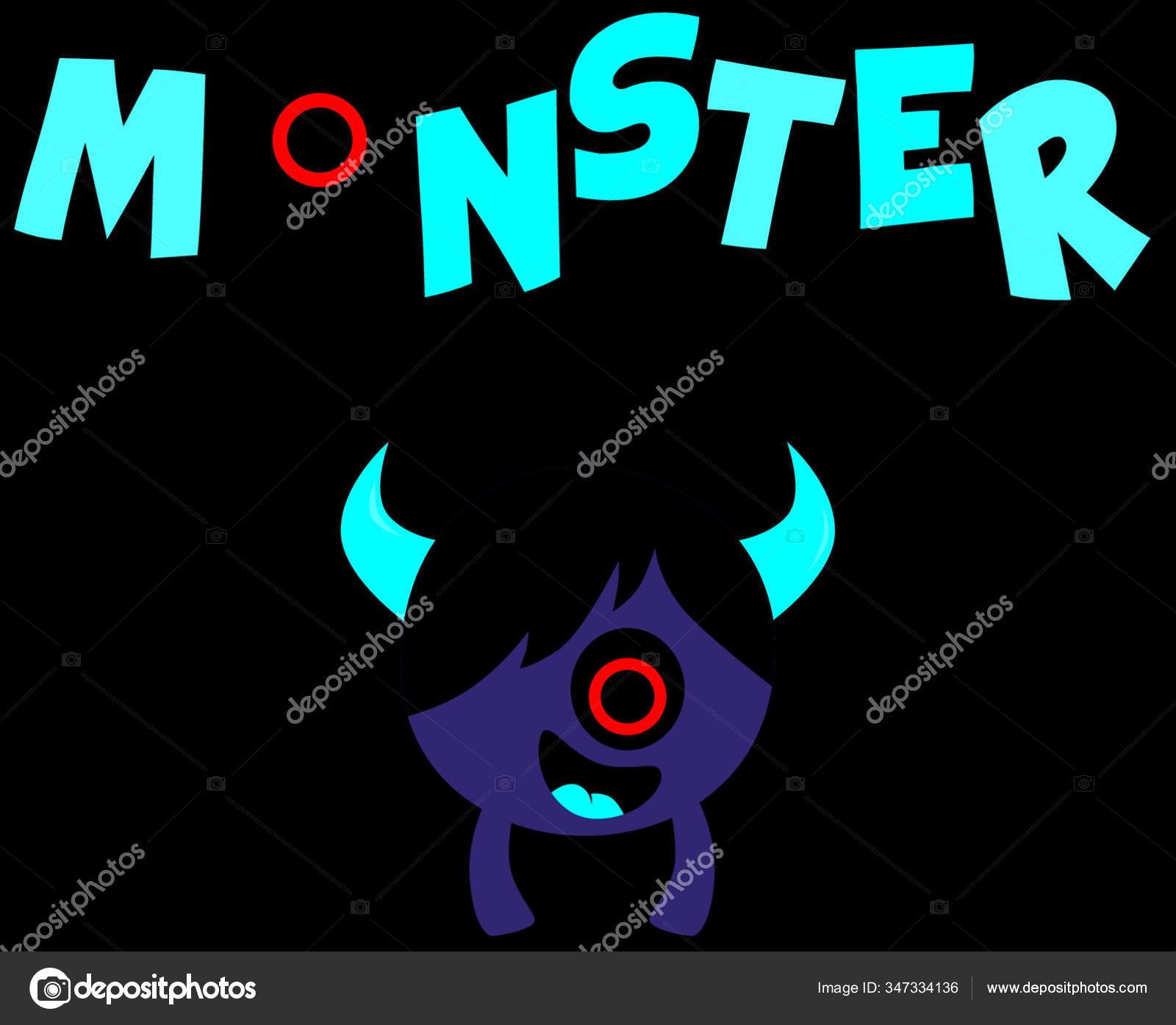 Cartoon Monster Character Theme Vector Art Illustration Stock Vector by ...