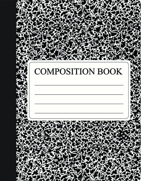Composition Notebook Vector