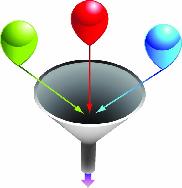 Merge arrow chart Vector Art Stock Images | Depositphotos
