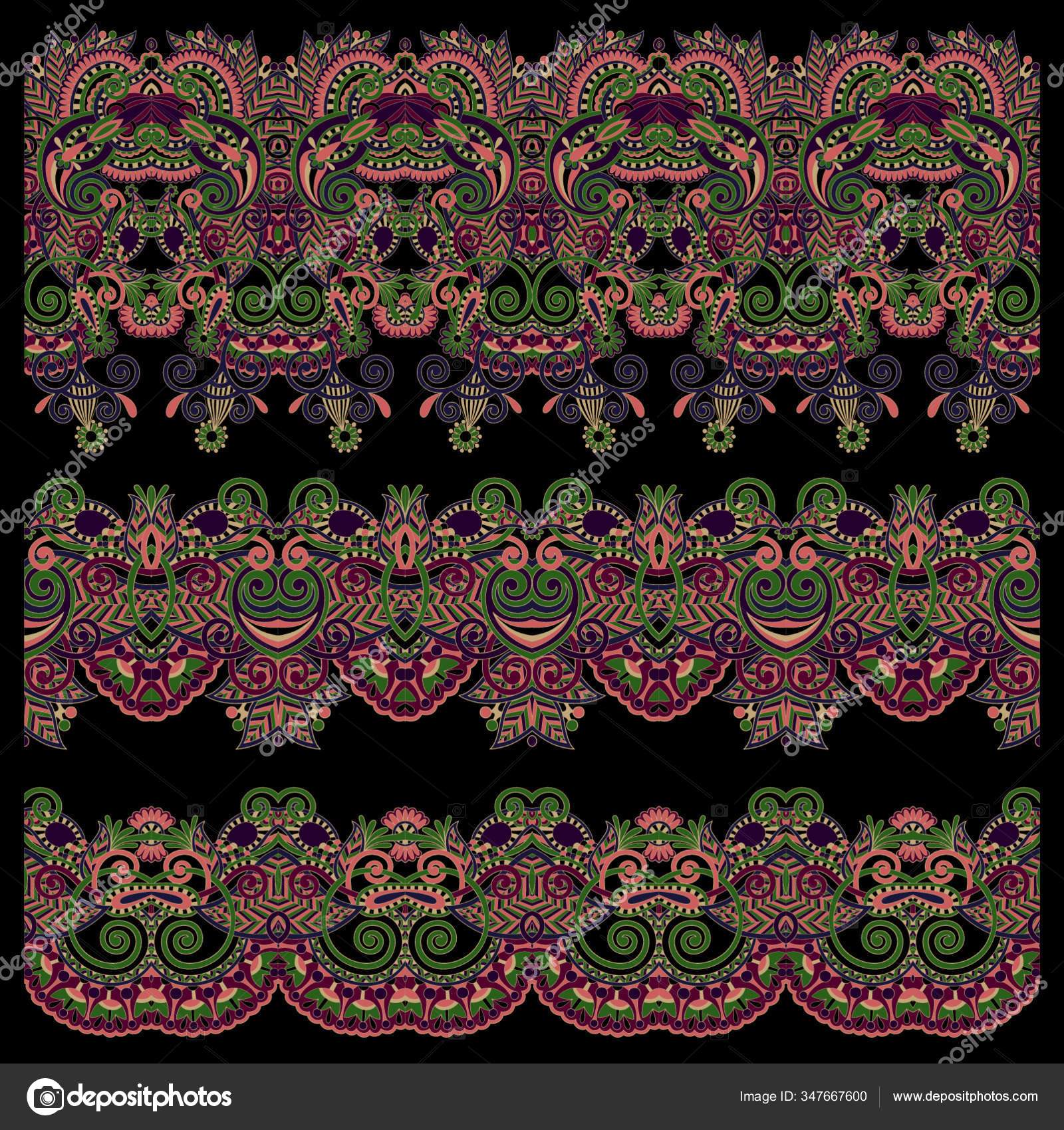 Vector Showing Floral Lace Pattern Stock Vector Image By ©yayimages