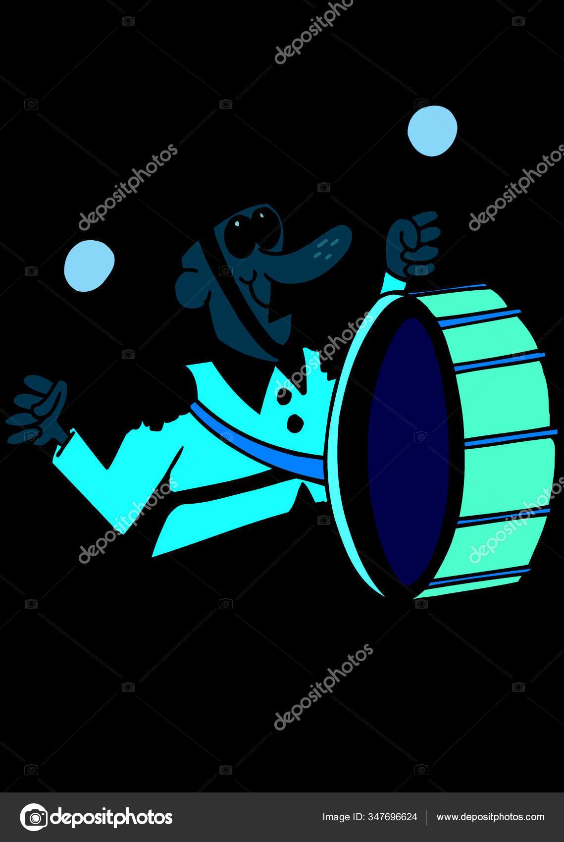 Drummer Soldiers Graphic Illustration Stock Vector by ©YAYImages 347696624