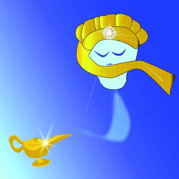 Floating genie lamp Vector Art Stock Images | Depositphotos
