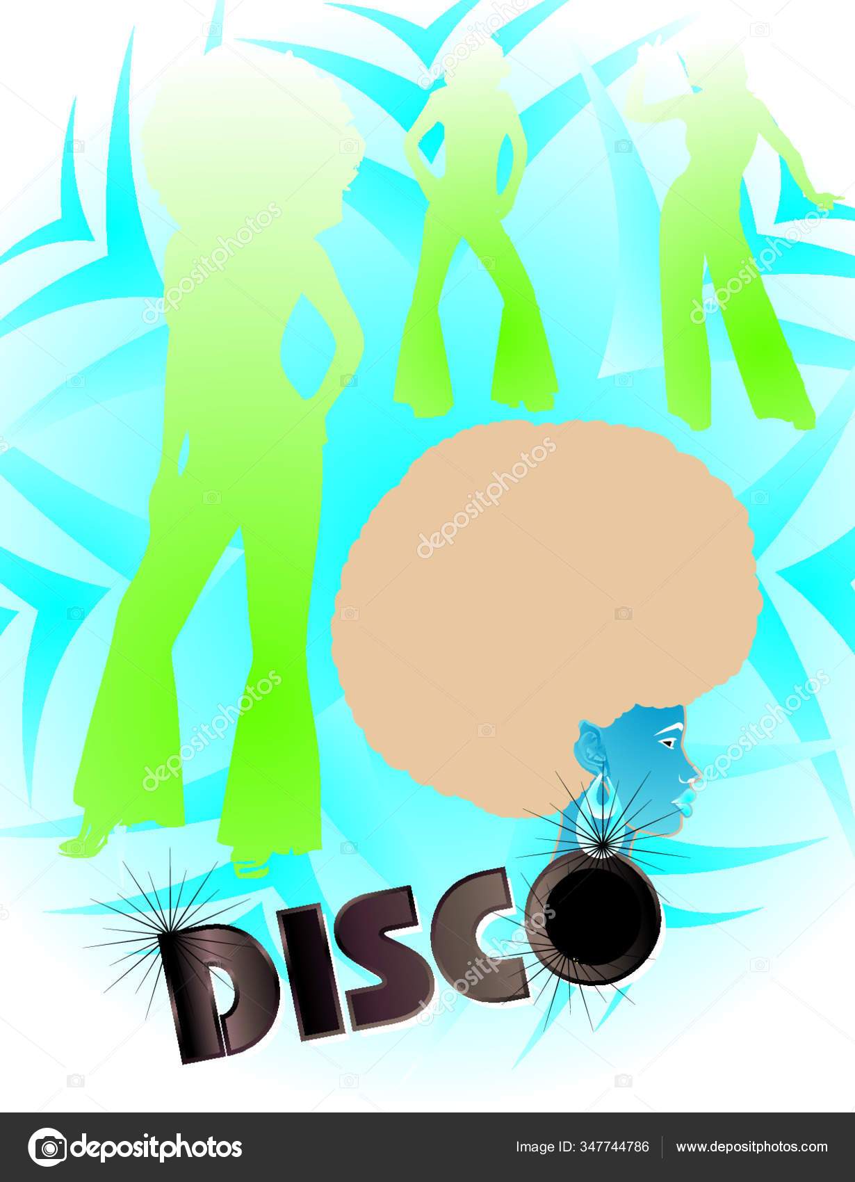 Afro Disco Girls Vector Art Stock Vector by ©YAYImages 347744786 Afro Disco Girls Vector Art Stock Vector by ©YAYImages 347744786