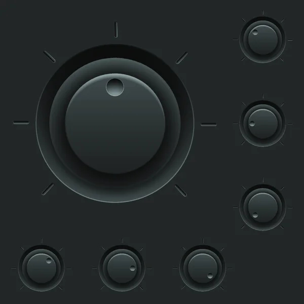 Black control pane Stock Vector Image by ©dvargg #41200145