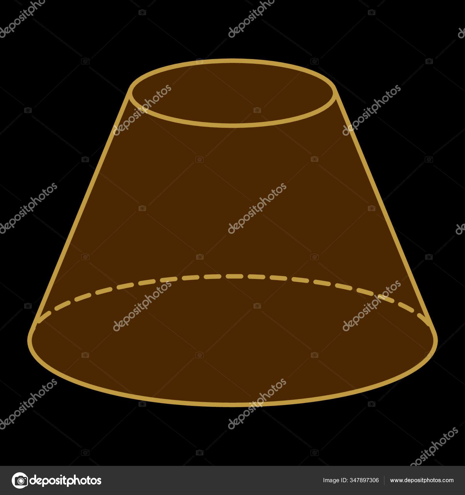 Illustration Isolated Cone Trunk White Background Stock Vector Image by ...
