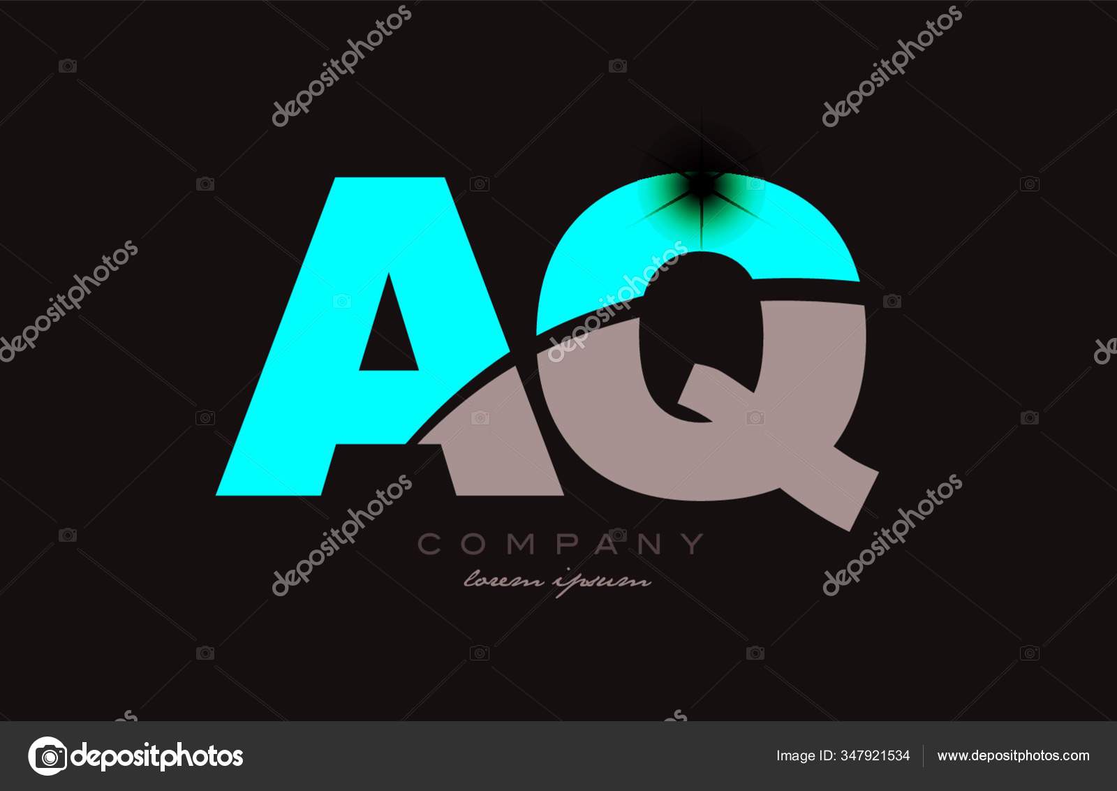 Combination Letter Grey Red Color Alphabet Logo Icon Design Suitable ...