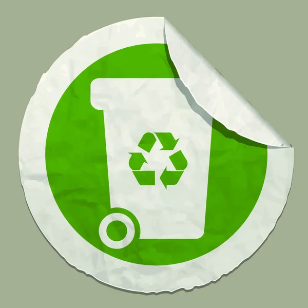 Curved recycling sign symbol Vector Art Stock Images | Depositphotos