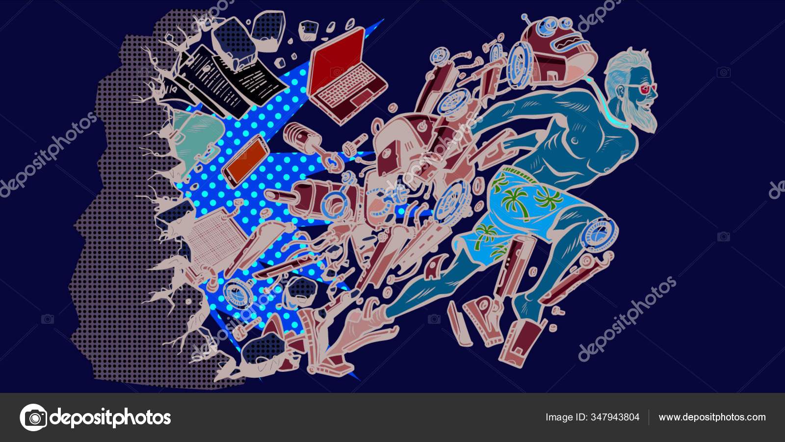 Robot Turns Human Artificial Intelligence Breaking Wall Stereotypes New ...