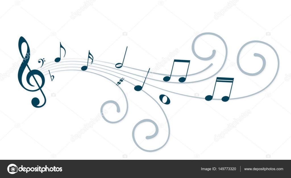 Stylized music notes. Stock Vector by ©Designer_an #149773320