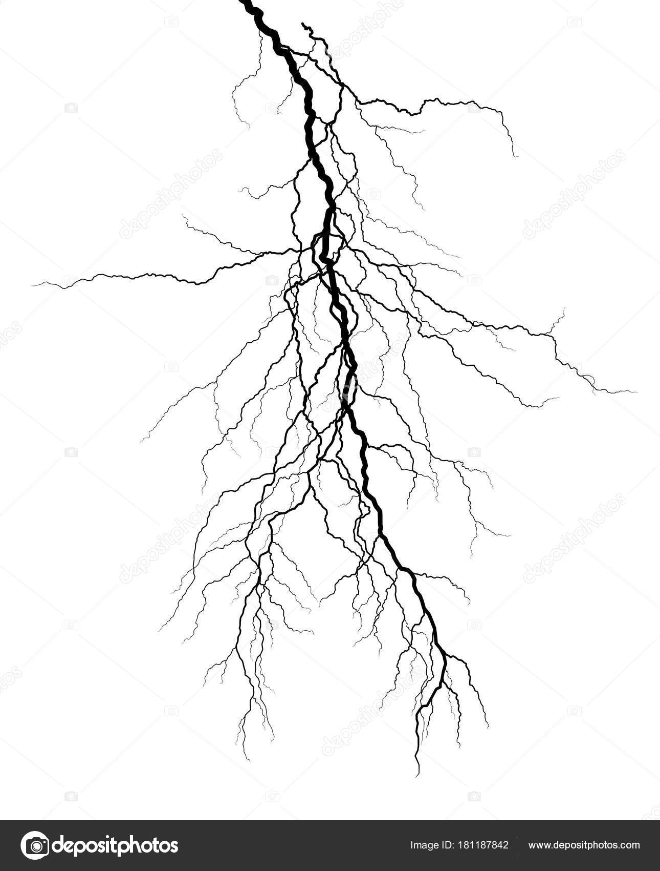 Lightning Stroke Night Sky Stock Vector Image by ©Designer_an #181187842