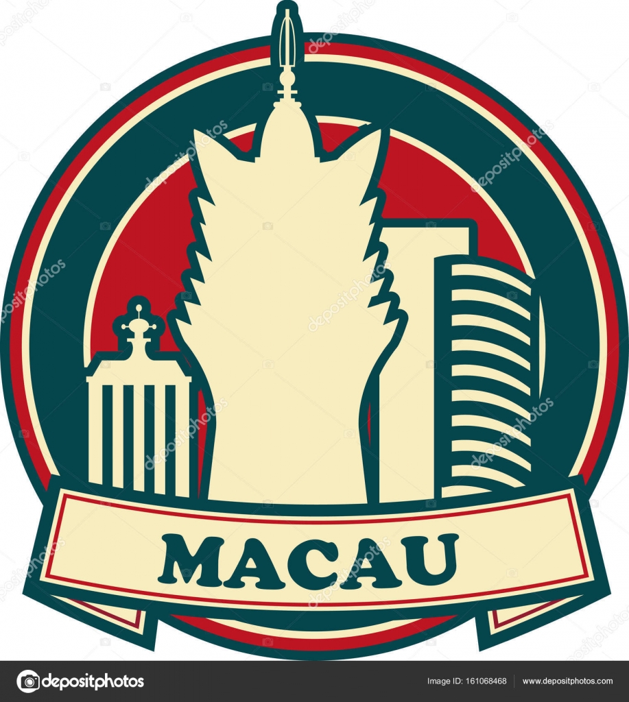 Macau syylized skyline Stock Vector by ©mauromod 161068468