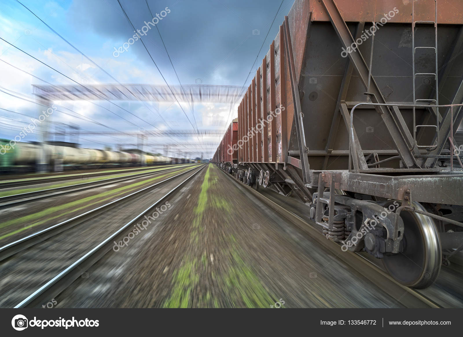 Freight Train Blur