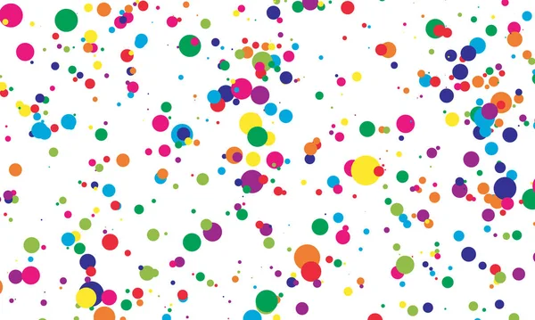 Confetti Colourful Background Dot Pattern Vector Illustration Abstract Bright Colored Stock ...