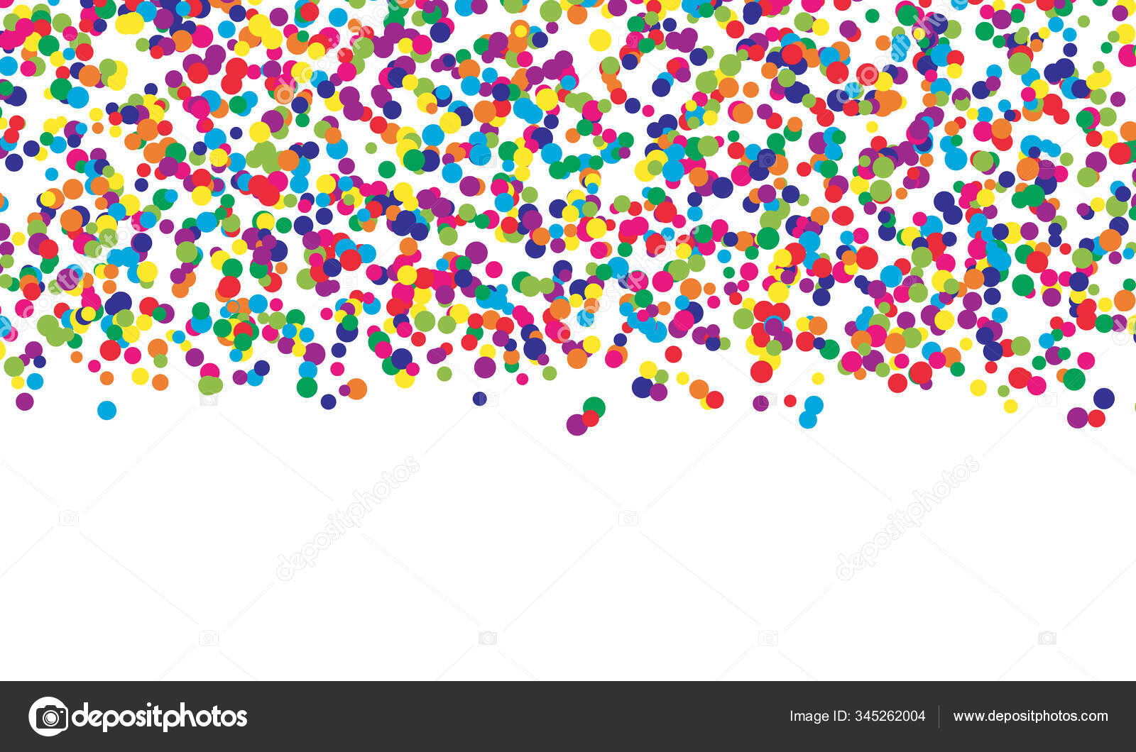 Falling color dots. Fun background. Vector. Stock Vector Image by ...