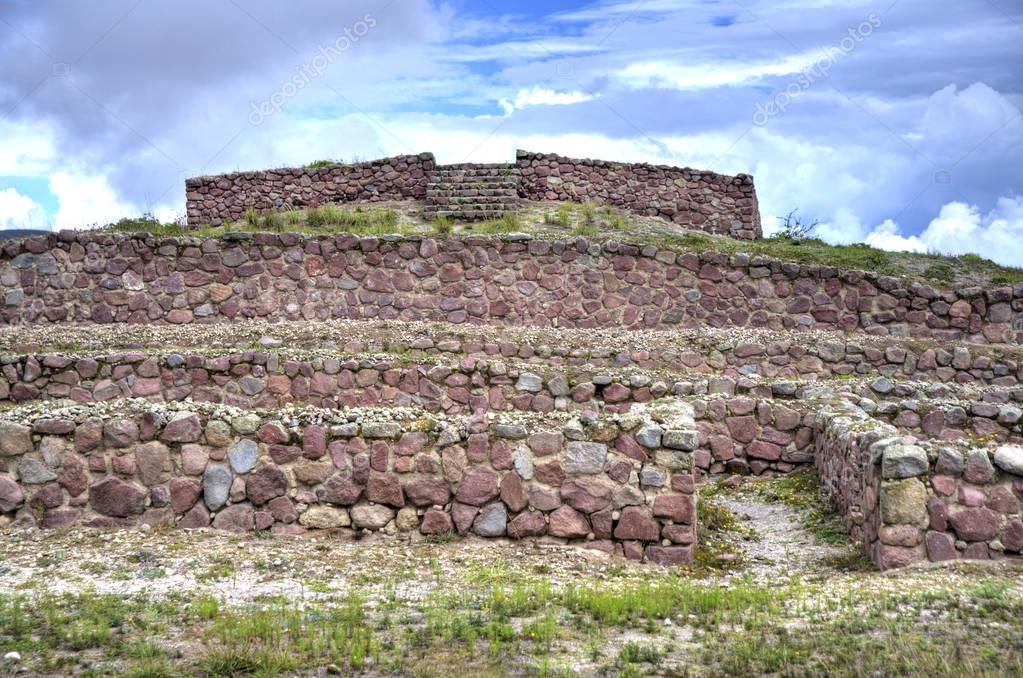 Ancient Inca ruins of Rumicucho — Stock Photo © Alanbrote #163365058