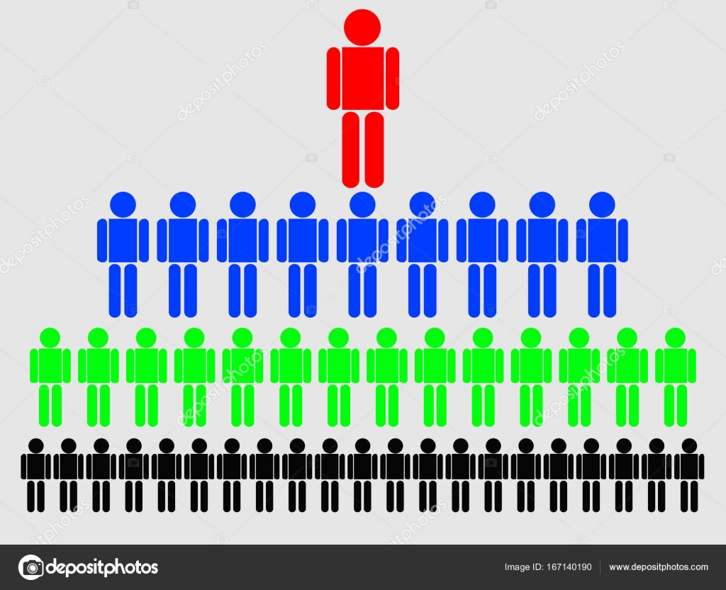 Symbolic of Organization chart Stock Vector by ©ammza12 167140190