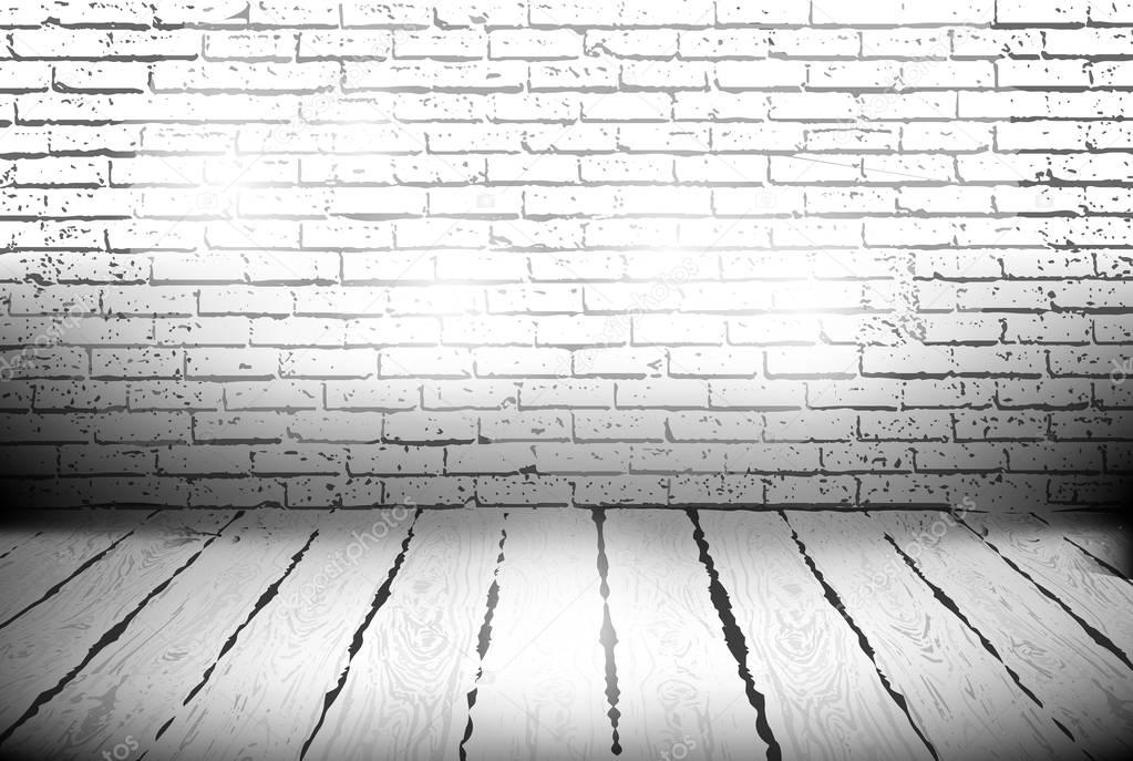 Dibujos: pared de ladrillos dibujo | Habitación con una pared de ...