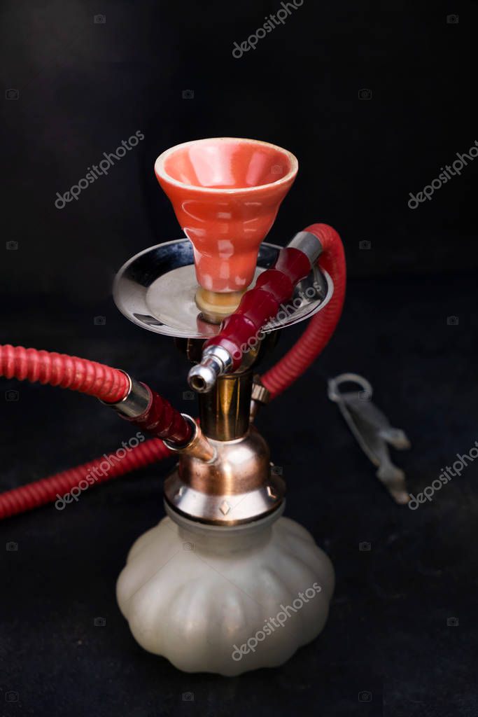 Rojo clásico turco árabe fumar oriental hookah shisha kalian con sabor ...