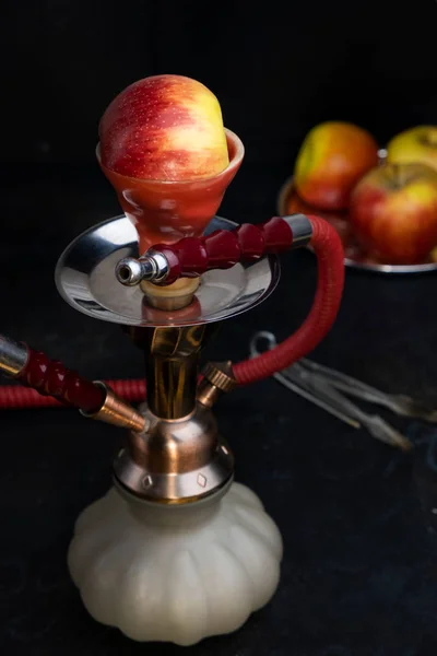 Rojo clásico turco árabe fumar oriental hookah shisha kalian con sabor ...