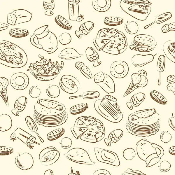 Pattern for a cafe and a restaurant Stock Vector Image by ©mulmertir ...