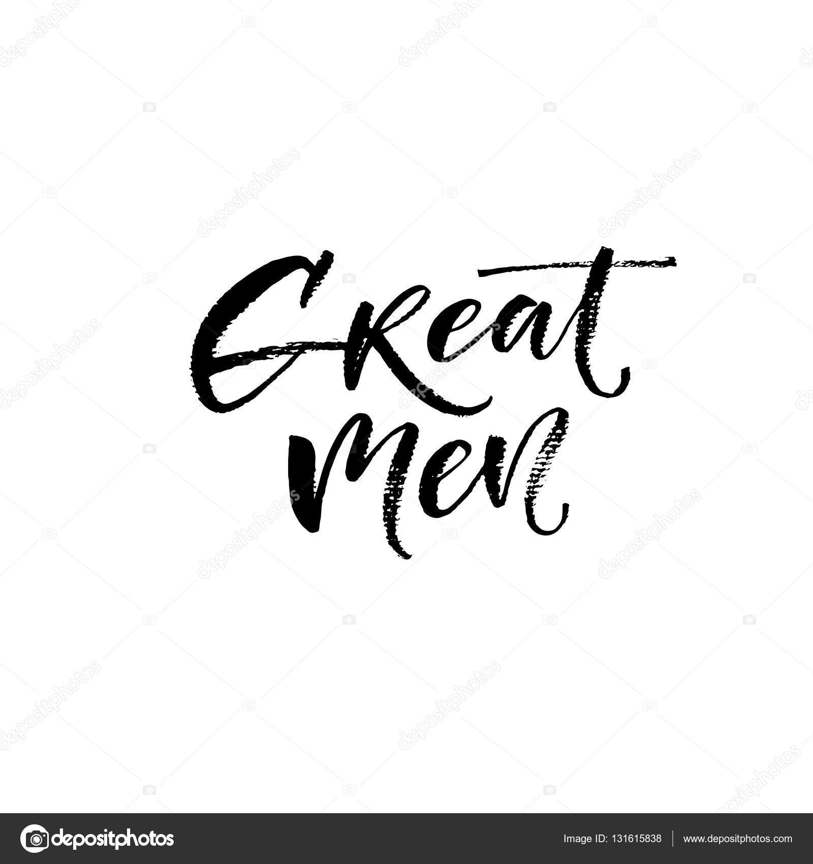 Great man card. Stock Vector by ©gevko93 131615838