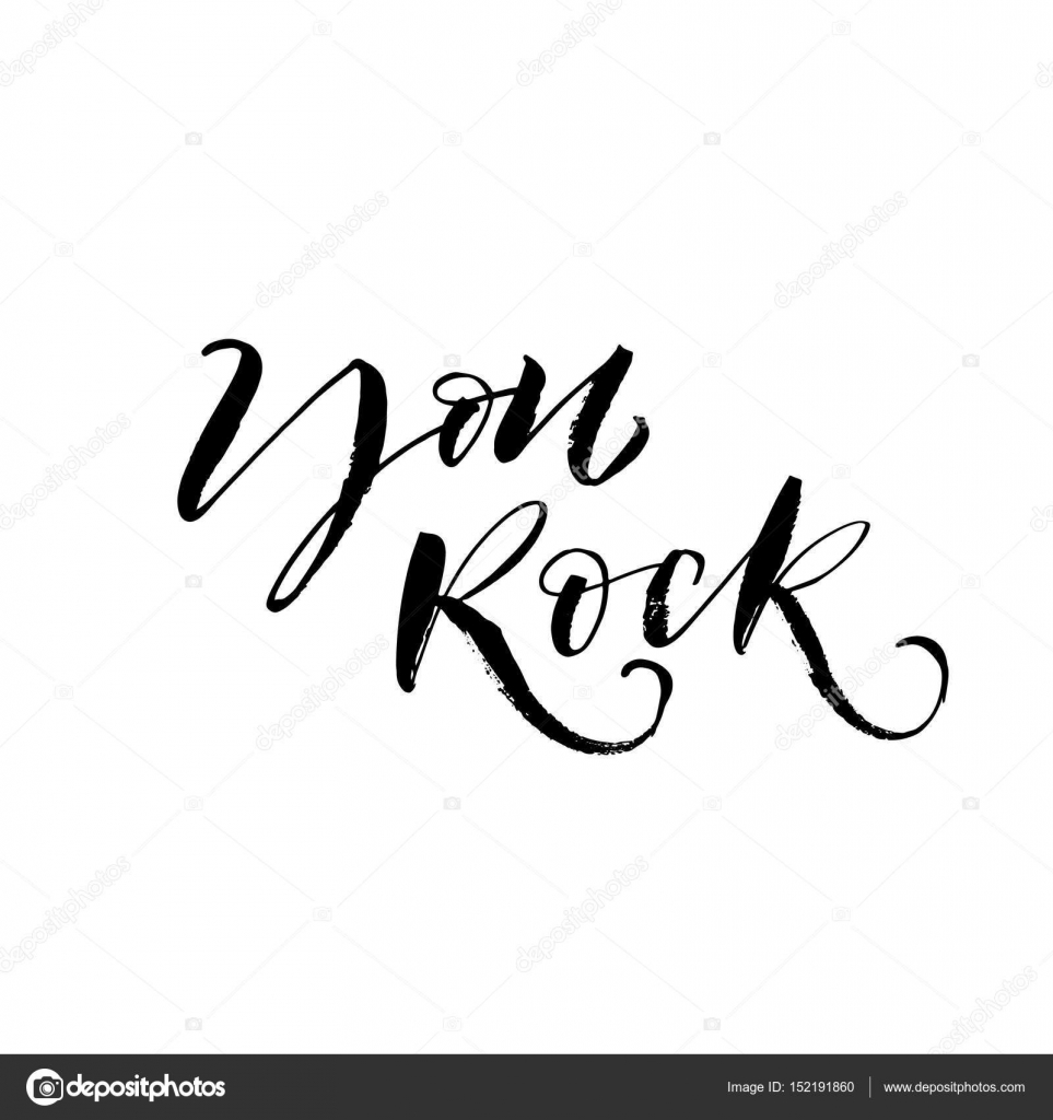 You rock card. Stock Vector Image by ©gevko93 #152191860