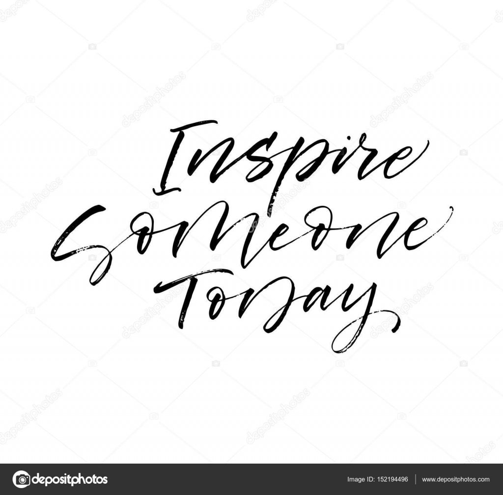 Inspire someone today card. Stock Vector Image by ©gevko93 #152194496