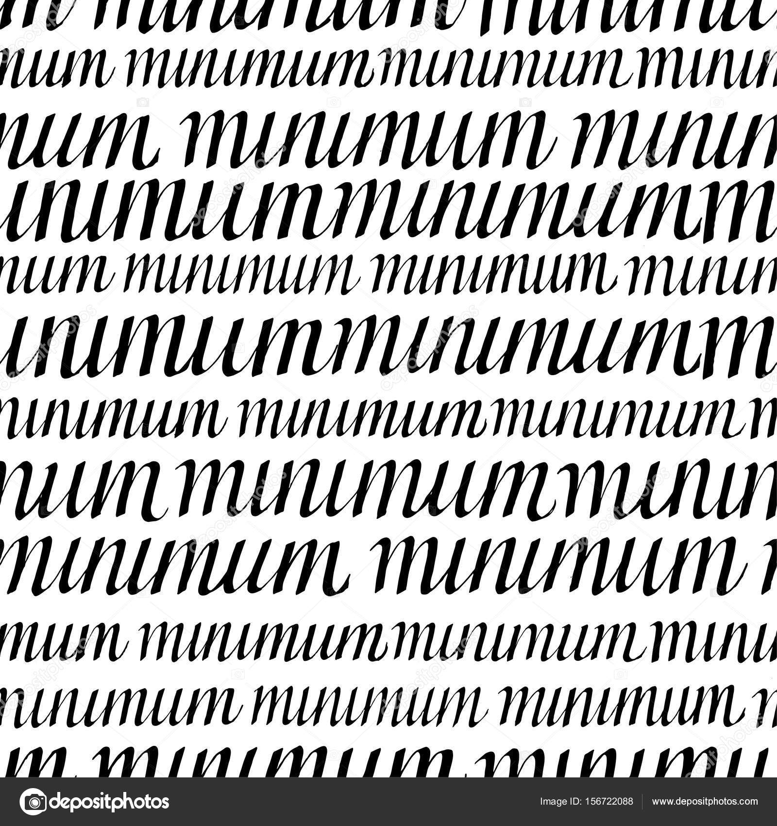 Seamless calligraphy pattern. Stock Vector by ©gevko93 156722088